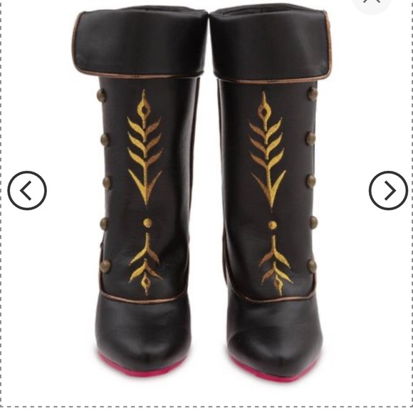 Disney | Shoes | Disney Anna Kids Dressup Boots Disney Store Nwt | Poshmark